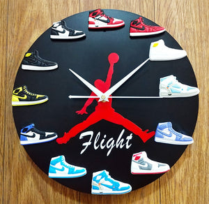 3D Sneakers Wall Clock